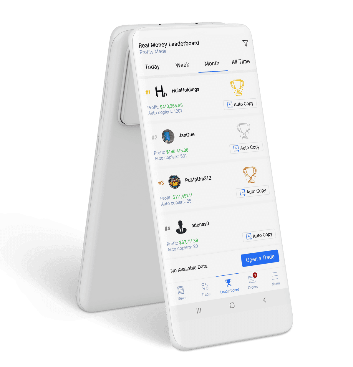 Android Trading App | NAGA